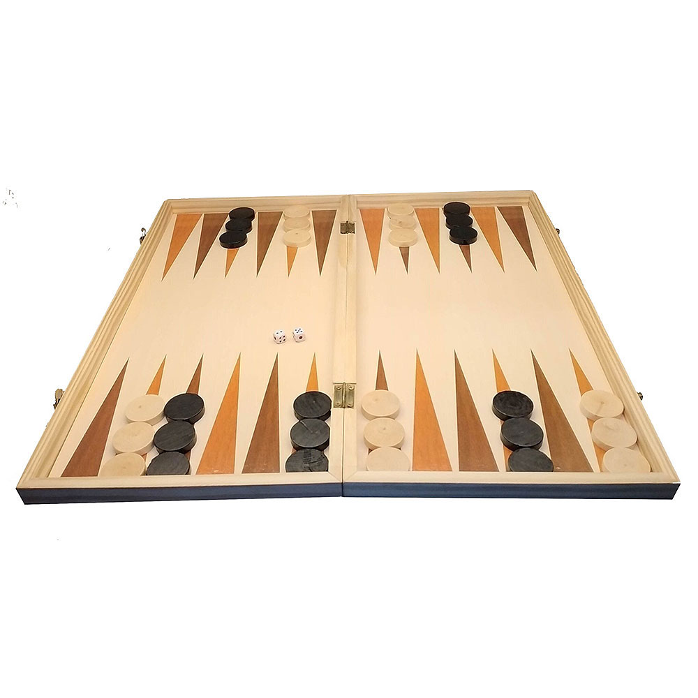 Joc 3 In 1 SIKS, Sah, Table, Dame, Cutie Lemn, 48x24cm - eMAG.ro