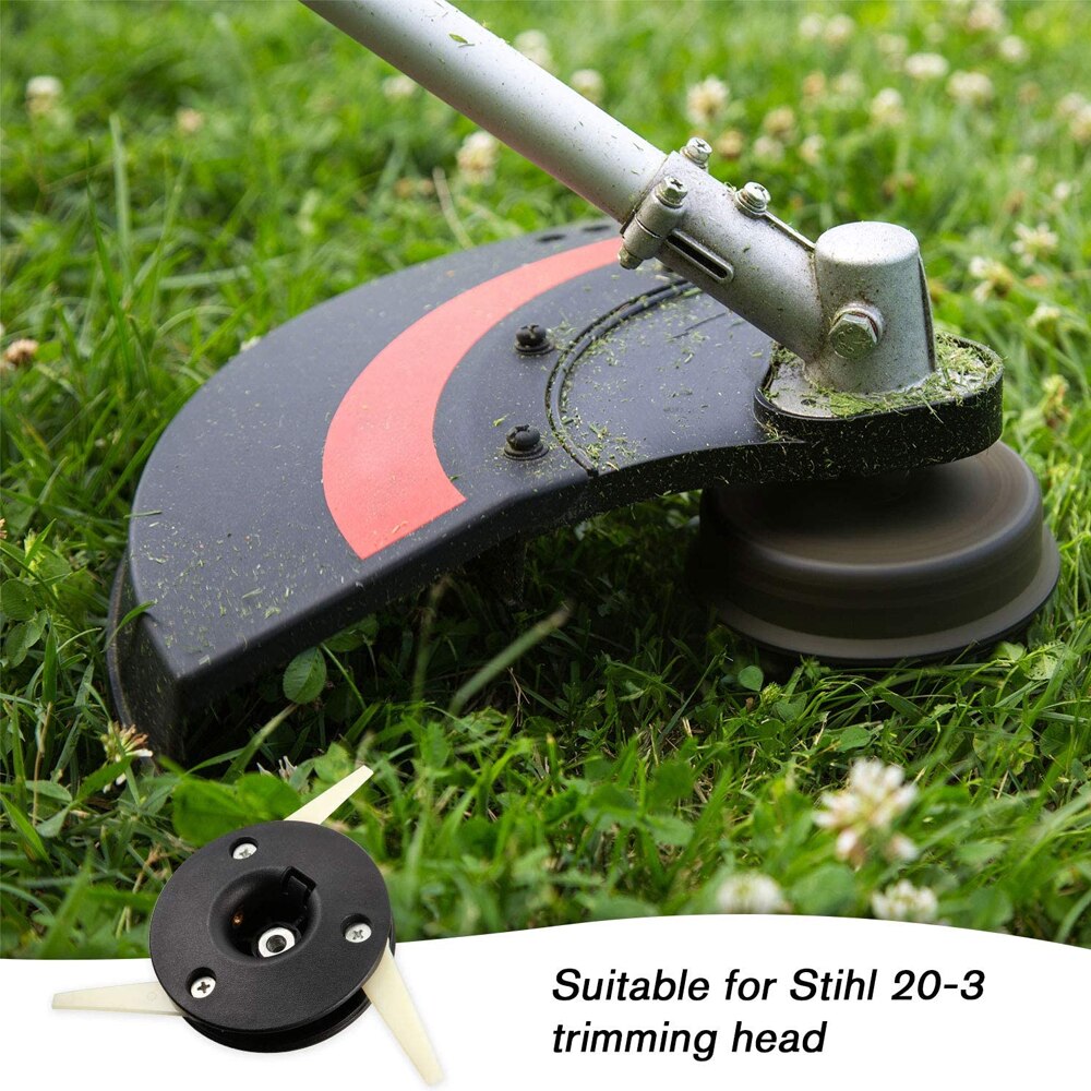 Set 24 lame pentru motocoase, Nylon, Alb - eMAG.ro