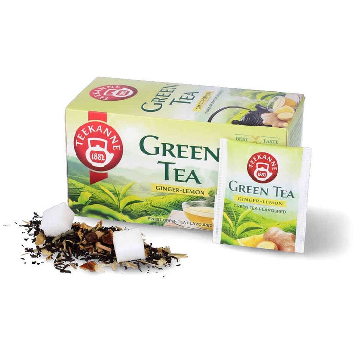 Ceai verde, Teekanne, Mango, Tip pliculete, Natural, 35 g - eMAG.ro