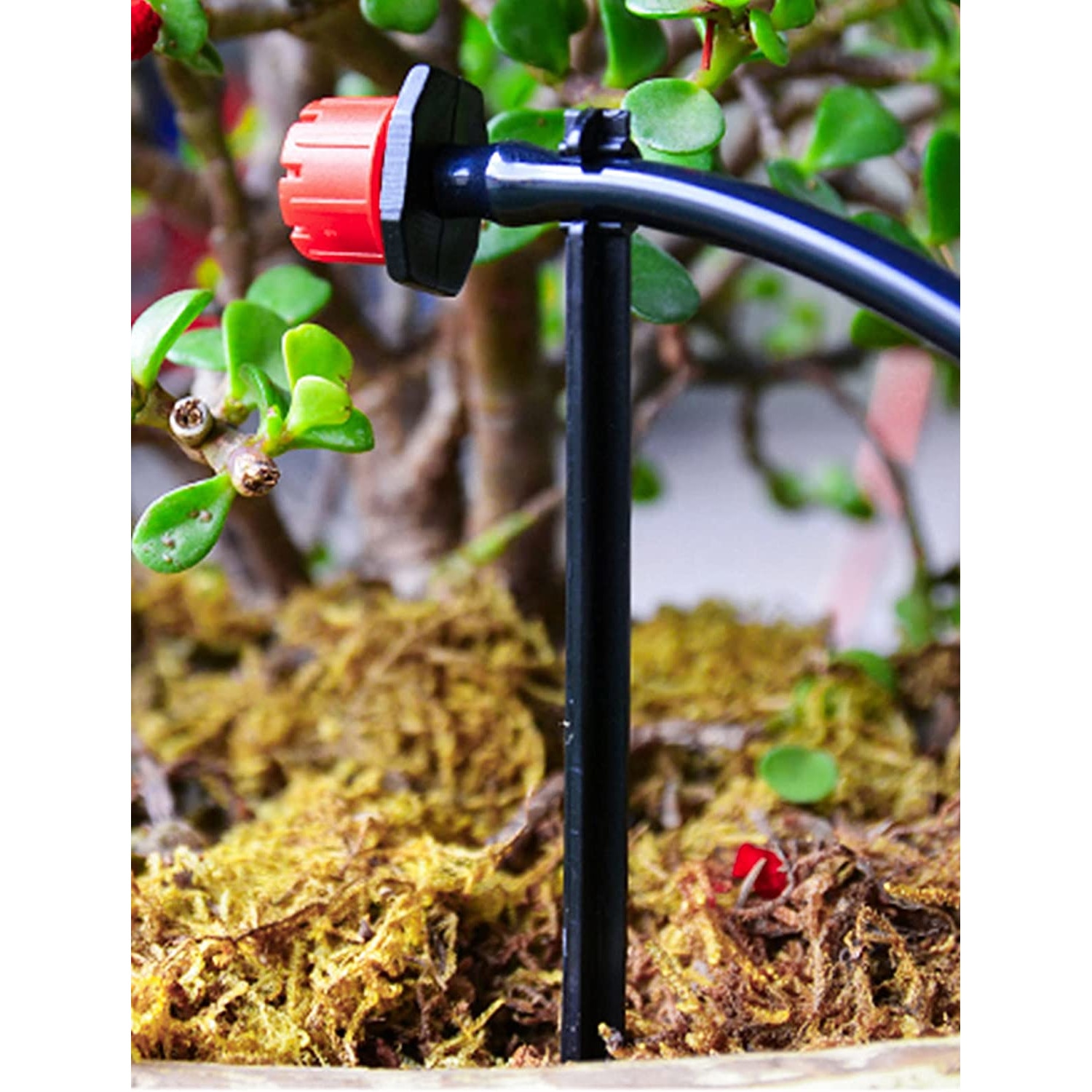 Kit sistem de irigare gradina, Pentru gazon/gradina/terasa, 150 piese ...