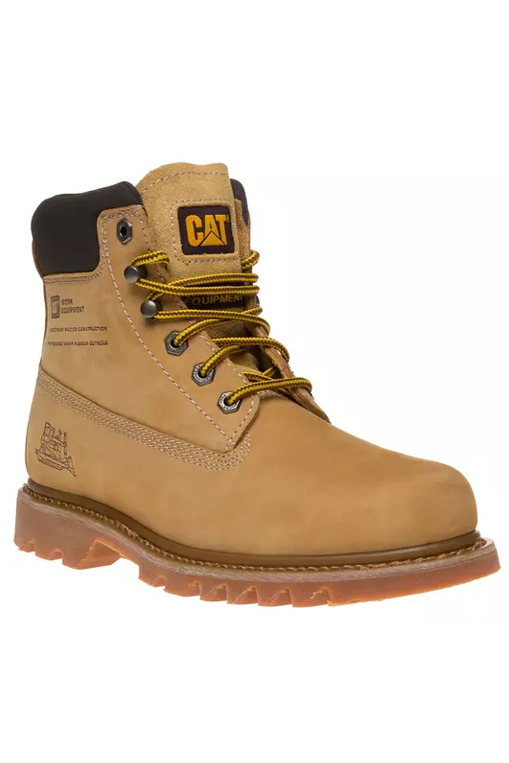 Ghete barbati, Caterpillar, Piele naturala, Maro, 43 EU - eMAG.ro