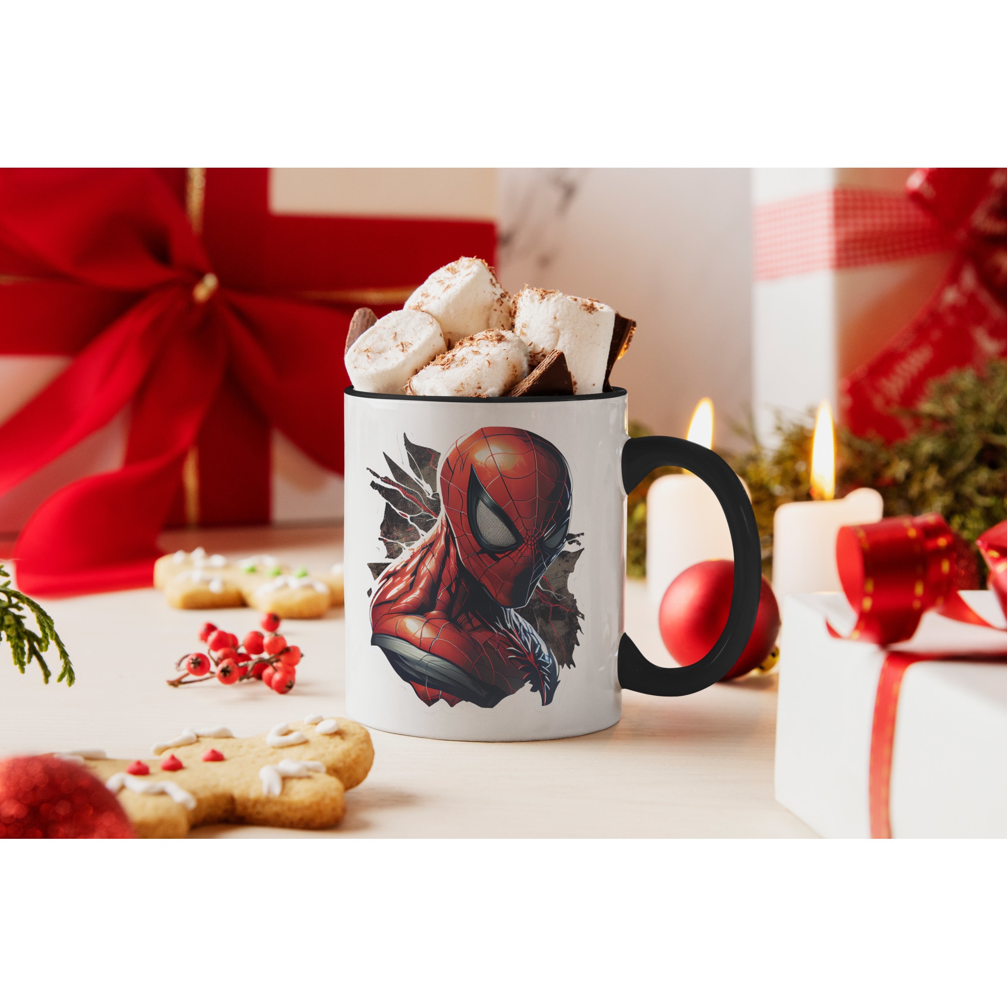 Cana Cu Portret Spider Man, Desene Animate Omul Paianjen, Comics, Super ...