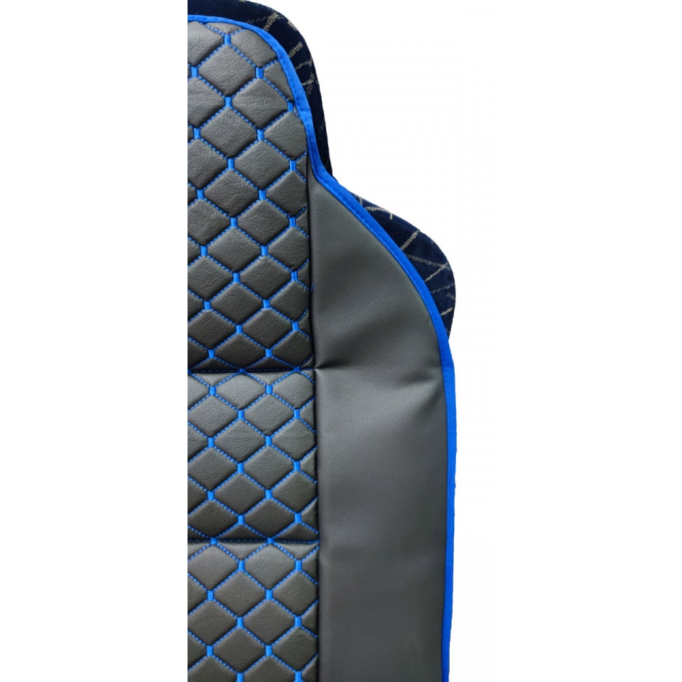 Husa scaun camion compatibila RENAULT, piele ecologica negru si ...