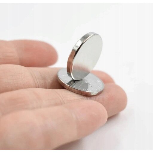 Set 10 magneti, Inny, Neodim, 10x1.5 mm, Argintiu - eMAG.ro