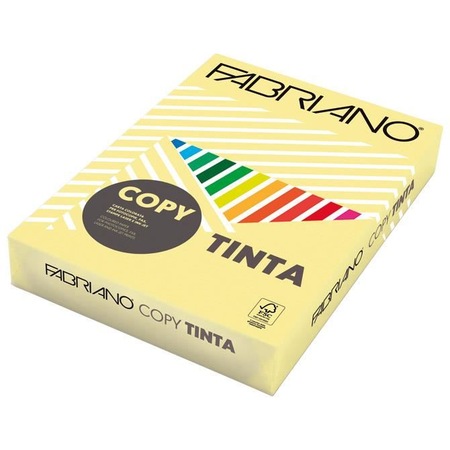 Hartie color FABRIANO COPY TINTA A4, 80 gr, 500 coli/top, galben pal ...