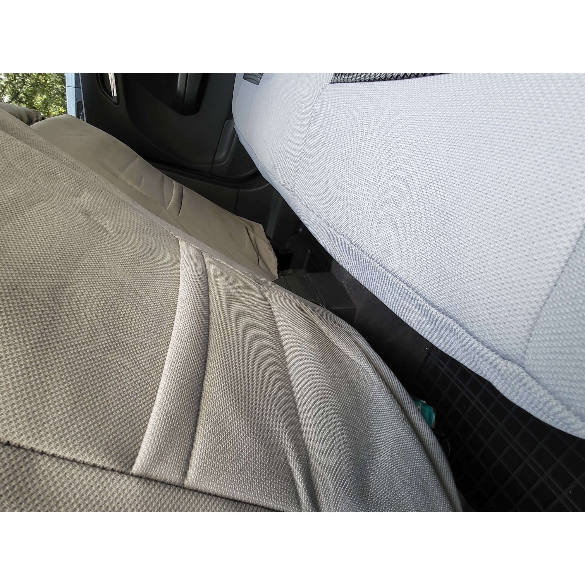 Set huse scaune auto universale gri premium lux umb4, 11 piese ...