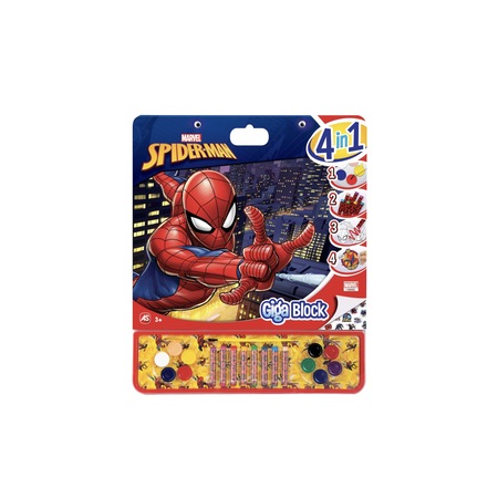 Set desen Spider-Man 4 in 1 - eMAG.ro