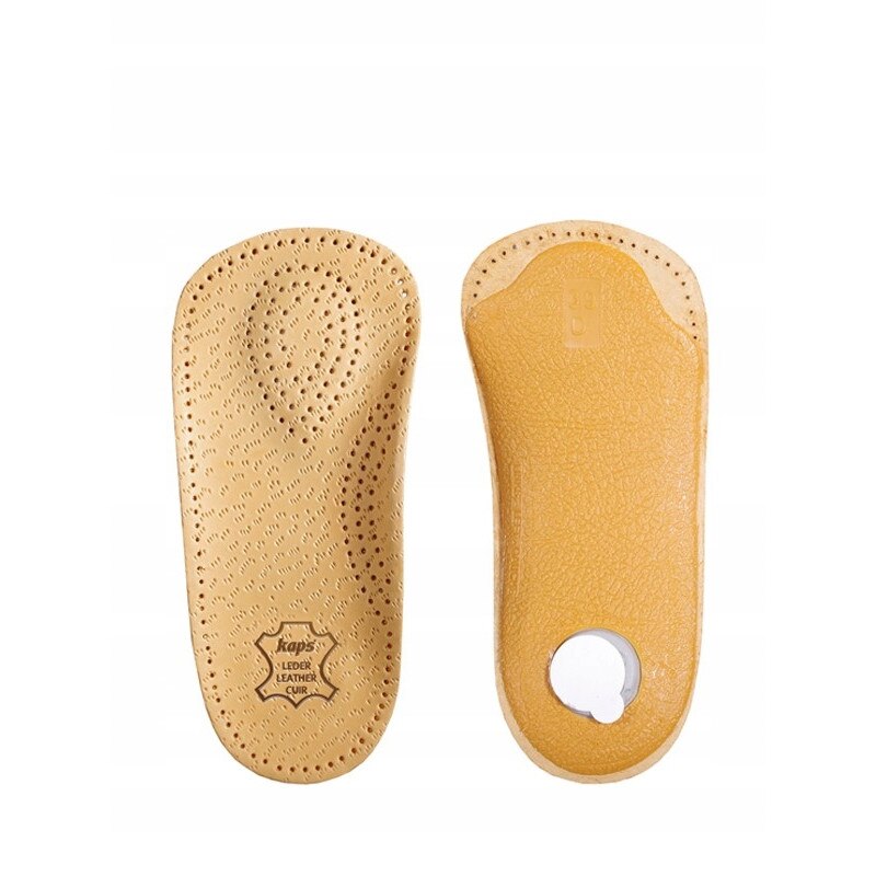 Set 2 branturi ortopedice 2/3 Kaps, Piele naturala, Bej, 46 - eMAG.ro