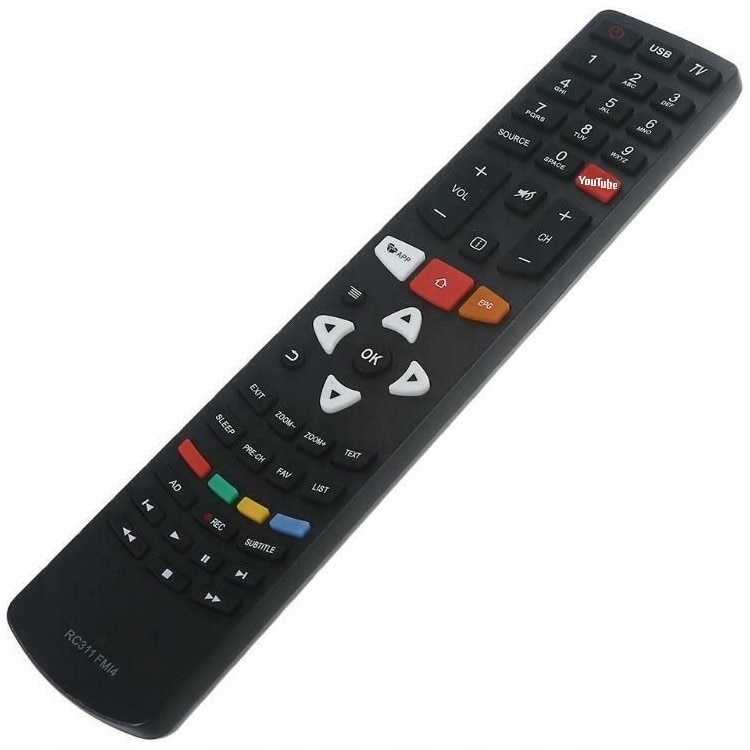 Telecomanda pentru TCL RC311 FMI4, x-remote, YouTube, Negru - eMAG.ro