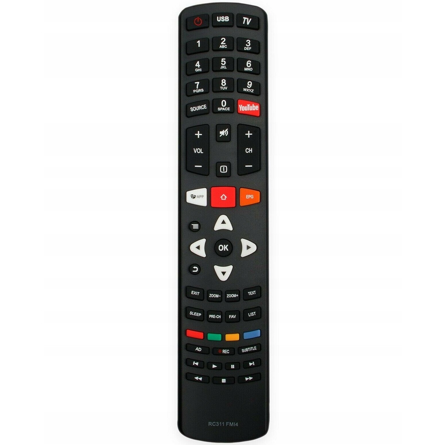 Telecomanda pentru TCL RC311 FMI4, x-remote, YouTube, Negru - eMAG.ro