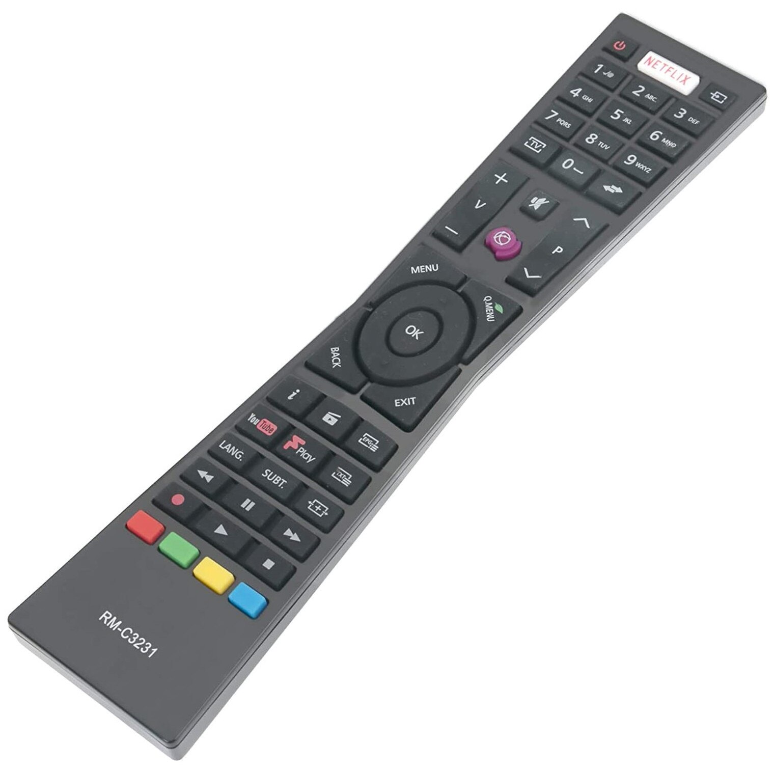 Telecomanda pentru JVC RM-C3231, x-remote, Netflix, YouTube, FPlay ...