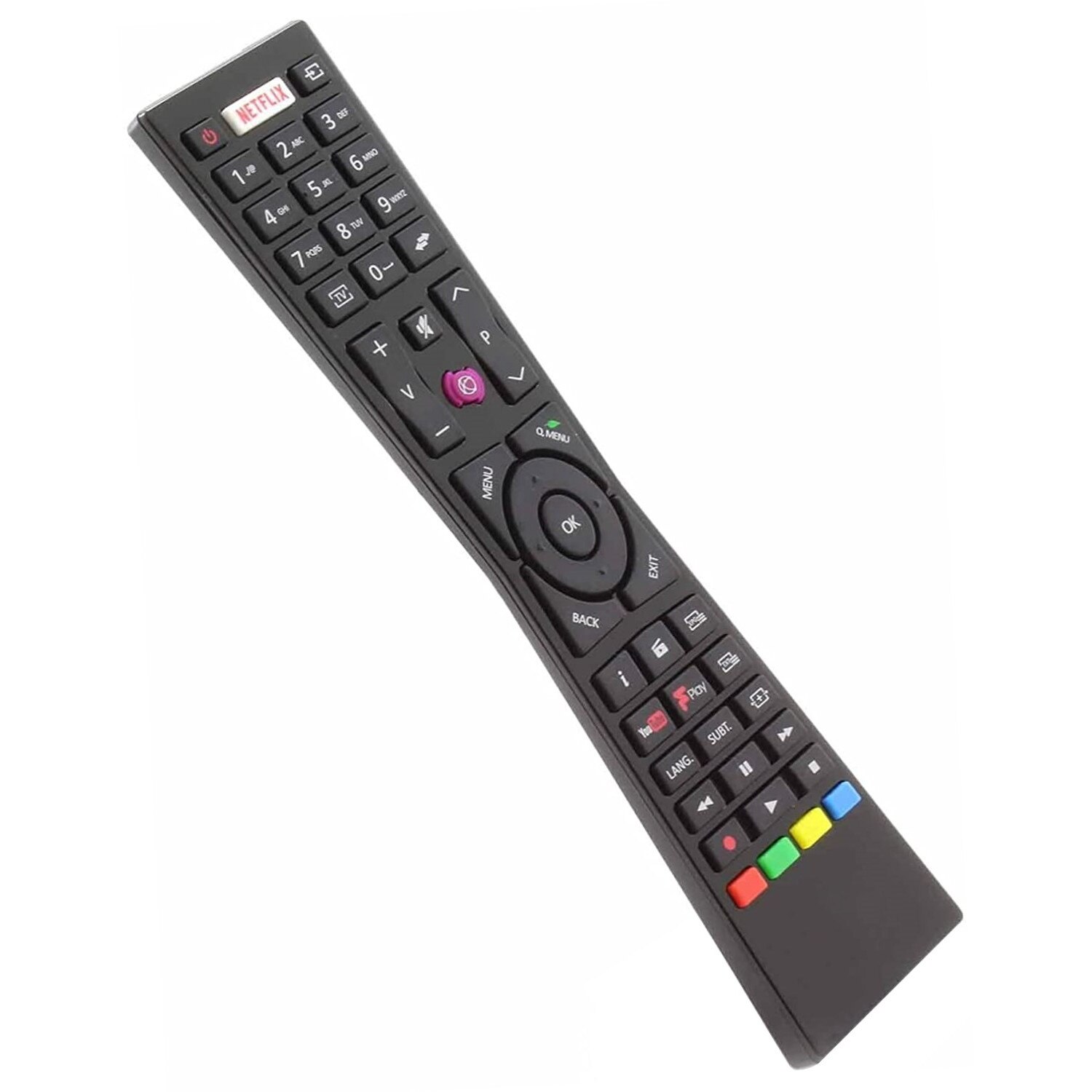 Telecomanda pentru JVC RM-C3231, x-remote, Netflix, YouTube, FPlay, Negru - eMAG.ro