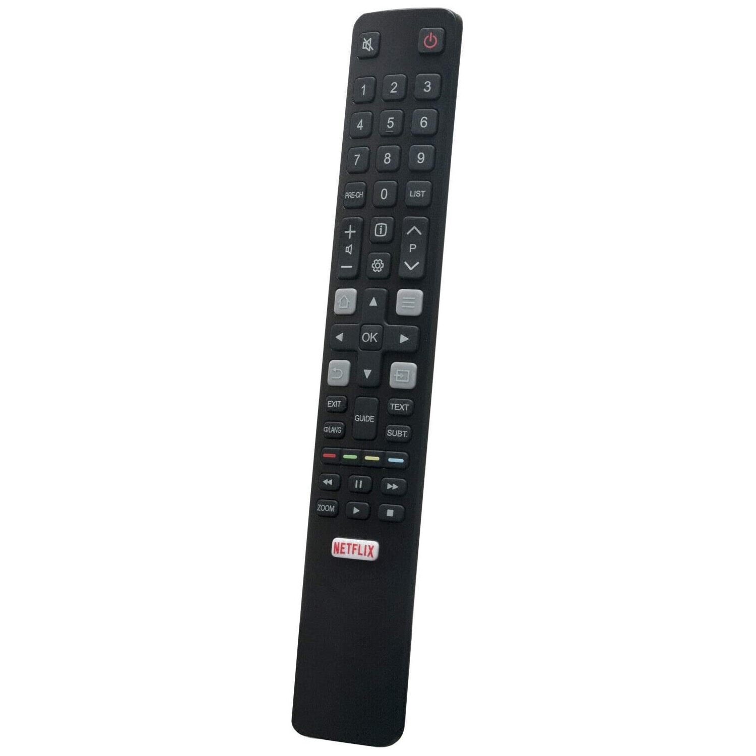 Дистанционно управление за TCL RC802N YA12, x-remote, Netflix, черно ...