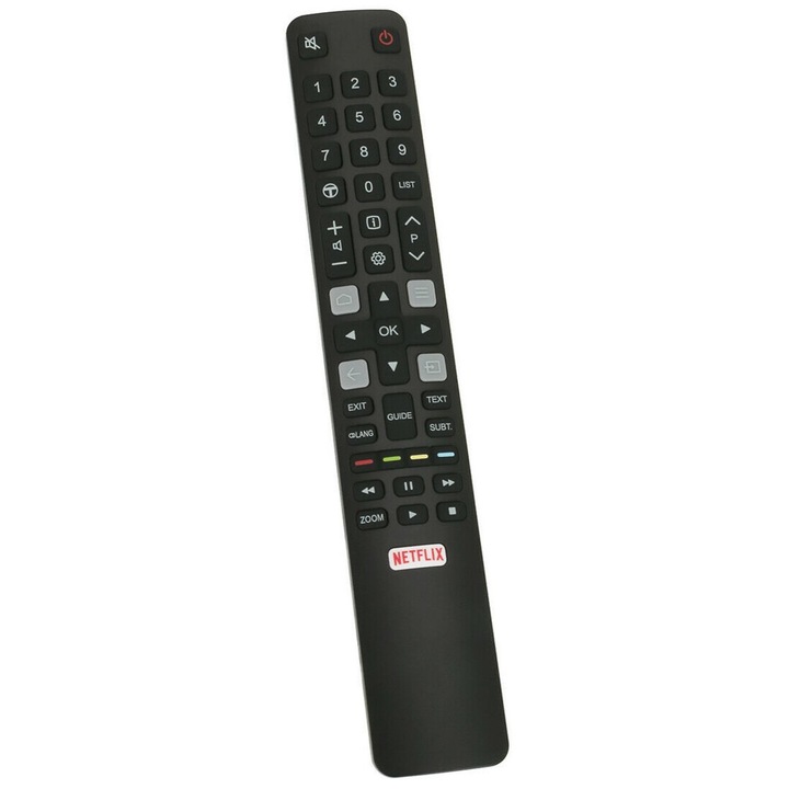 Távirányító TCL Thomson RC802N YUI1, x-remote, Netflix, fekete - eMAG.hu
