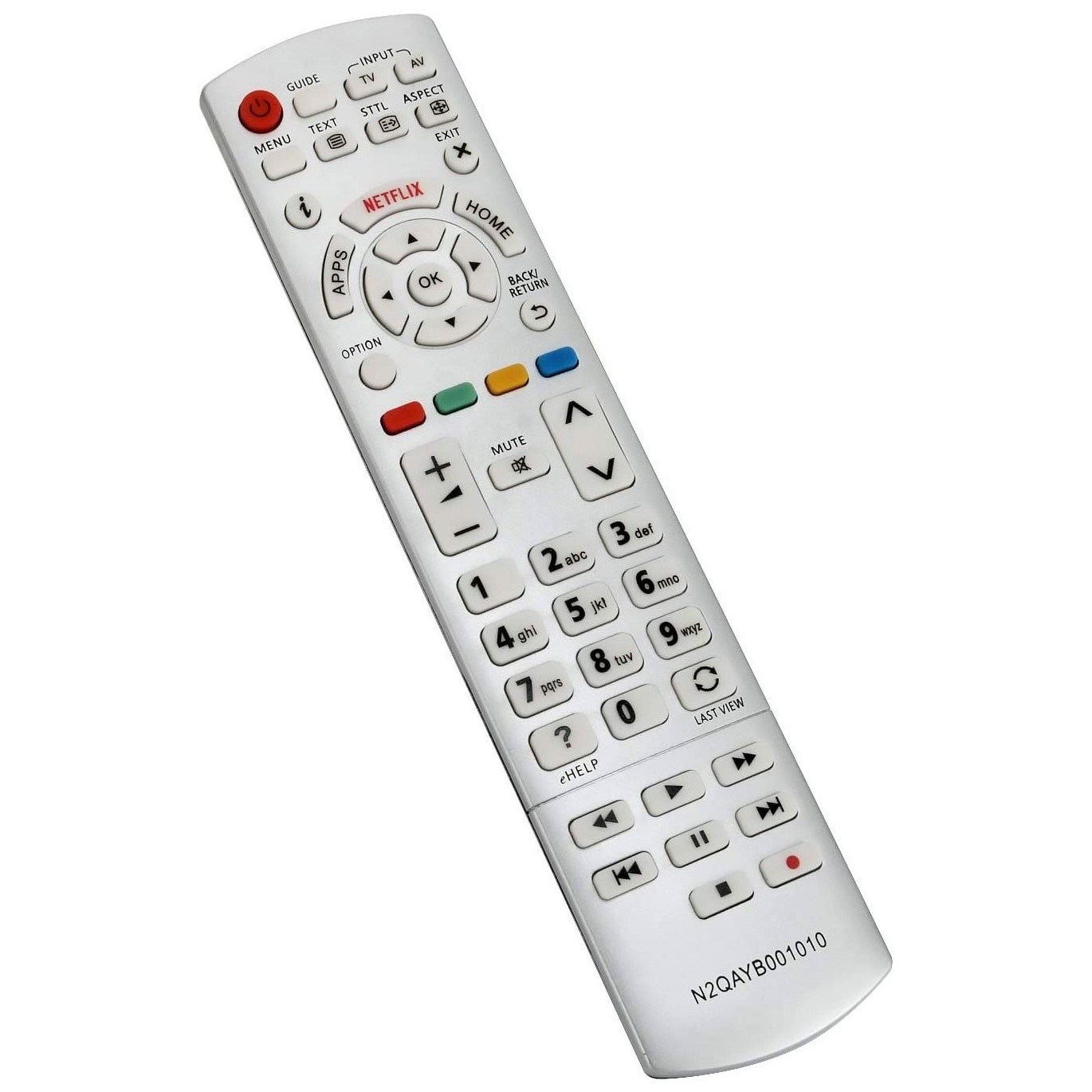 Telecomanda pentru Panasonic N2QAYB001010, x-remote, Netflix, Argint ...