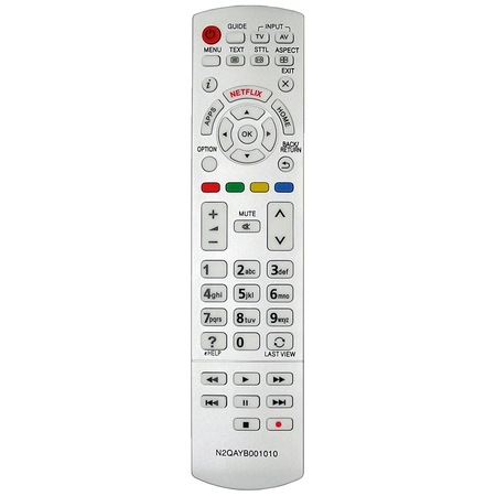 Telecomanda pentru Panasonic N2QAYB001010, x-remote, Netflix, Argint ...