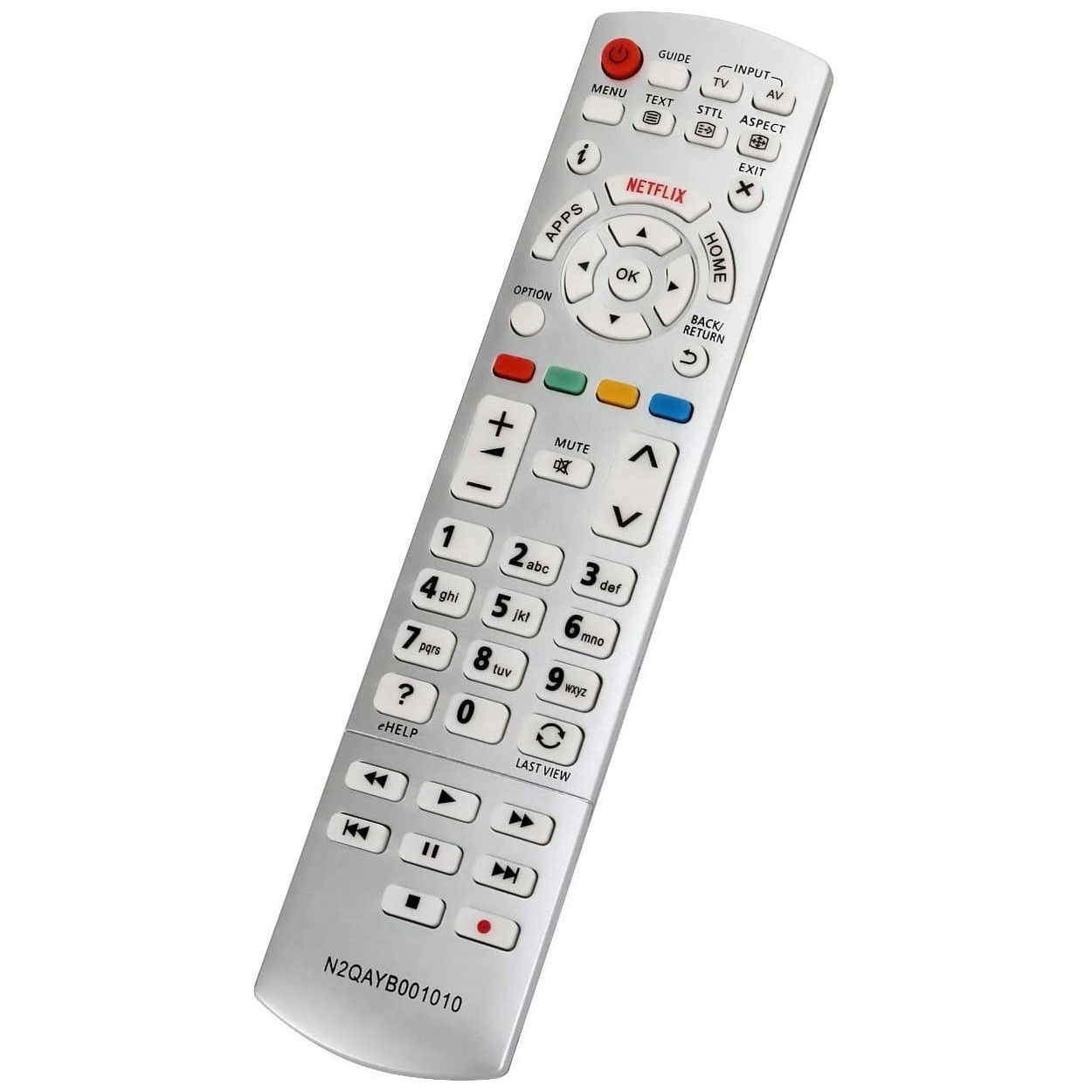 Telecomanda pentru Panasonic N2QAYB001010, x-remote, Netflix, Argint ...