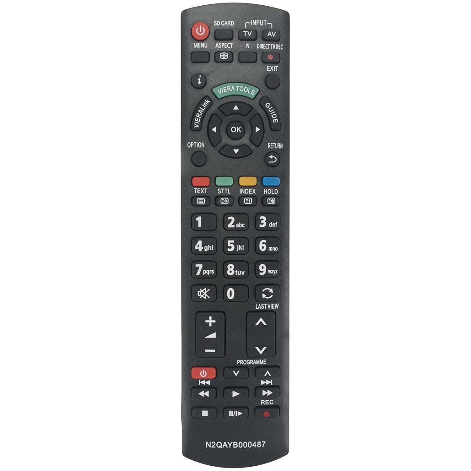 Telecomanda pentru Panasonic N2QAYB000487, Universal, x-remote, Negru ...