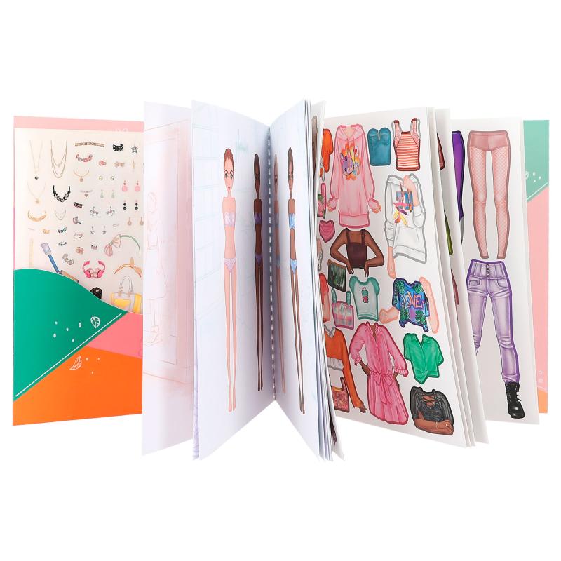 Carte de colorat Dress me up TOPModel - eMAG.ro