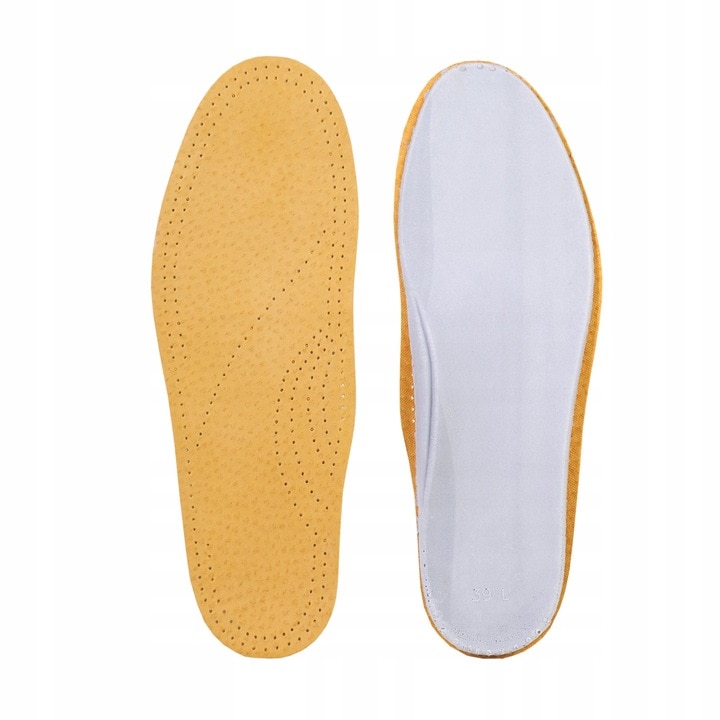 Set 2 branturi ortopedice Kaps, Latex/Piele naturala, Bej, 39/40 - eMAG.ro