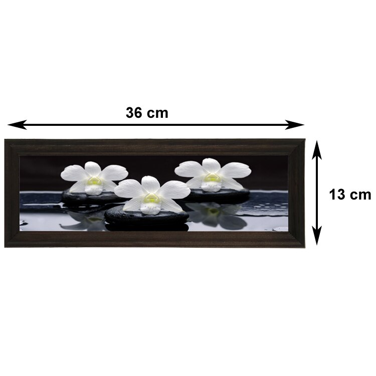 Afis modern, rama neagra, Postergaleria, 10x33 cm, Spa 2 - eMAG.ro