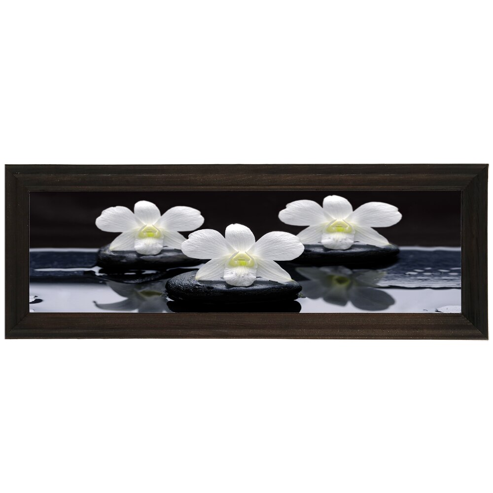 Afis modern, rama neagra, Postergaleria, 10x33 cm, Spa 2 - eMAG.ro