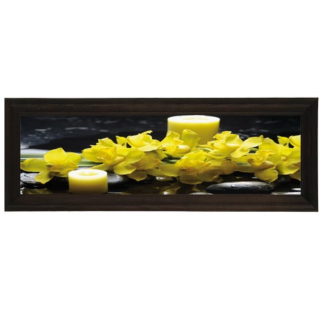 Afis modern, rama neagra, Postergaleria, 10x33 cm, Spa 9 - eMAG.ro