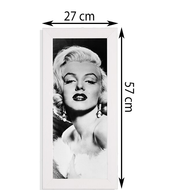 Afis modern, rama alba, Postergaleria, 20x50 cm, Marilyn Monroe 1 - eMAG.ro