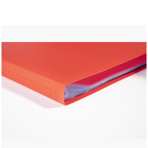 Exacompta Economy irattartó mappa, újrahasznosított PP, A4, 100 védőlap, piros - eMAG.hu