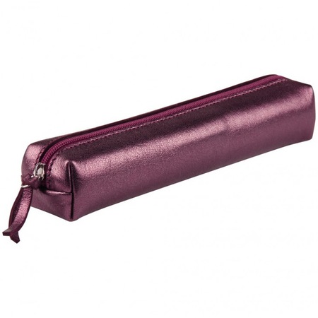 Penar mini Clairefontaine Slim din piele naturala, cu efect iridescent ...
