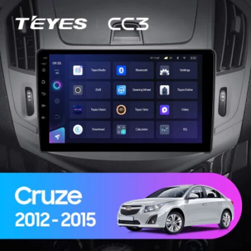Navigatie dedicata Chevrolet Cruze J300 2012-2015, Teyes CC3 2K, 32GB ROM, 3GB RAM LDDR4 ...
