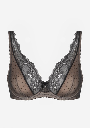 Sutien pentru femei, Marilyn, Poliamida/Elastan, Negru, 85D - eMAG.ro
