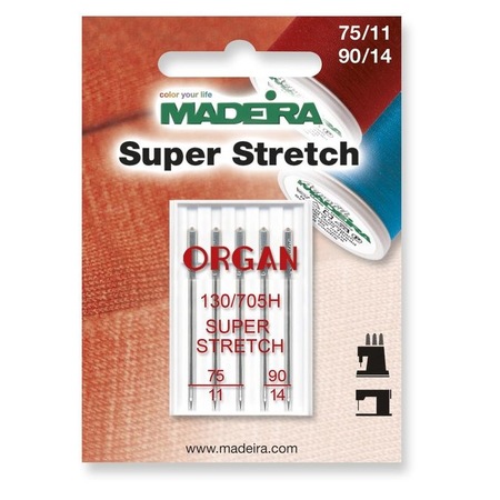 Set 5 ace de cusut, finete 75-90, materiale foarte elastice Madeira ...