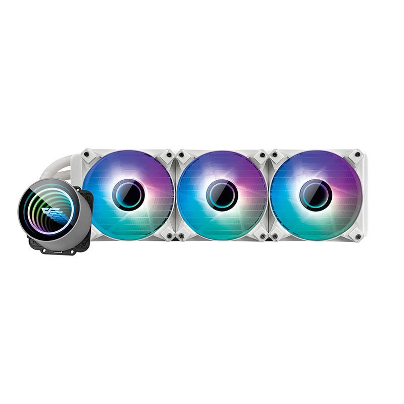Cooler Darkflash DX360 V2.6 PC Racire cu apa ARGB 3x 120x120, alb - eMAG.ro