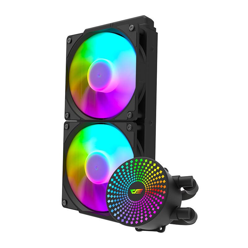 Cooler Darkflash DC240 ARGB 2x 120x120 PC Racire cu apa 2x 120x120 ...