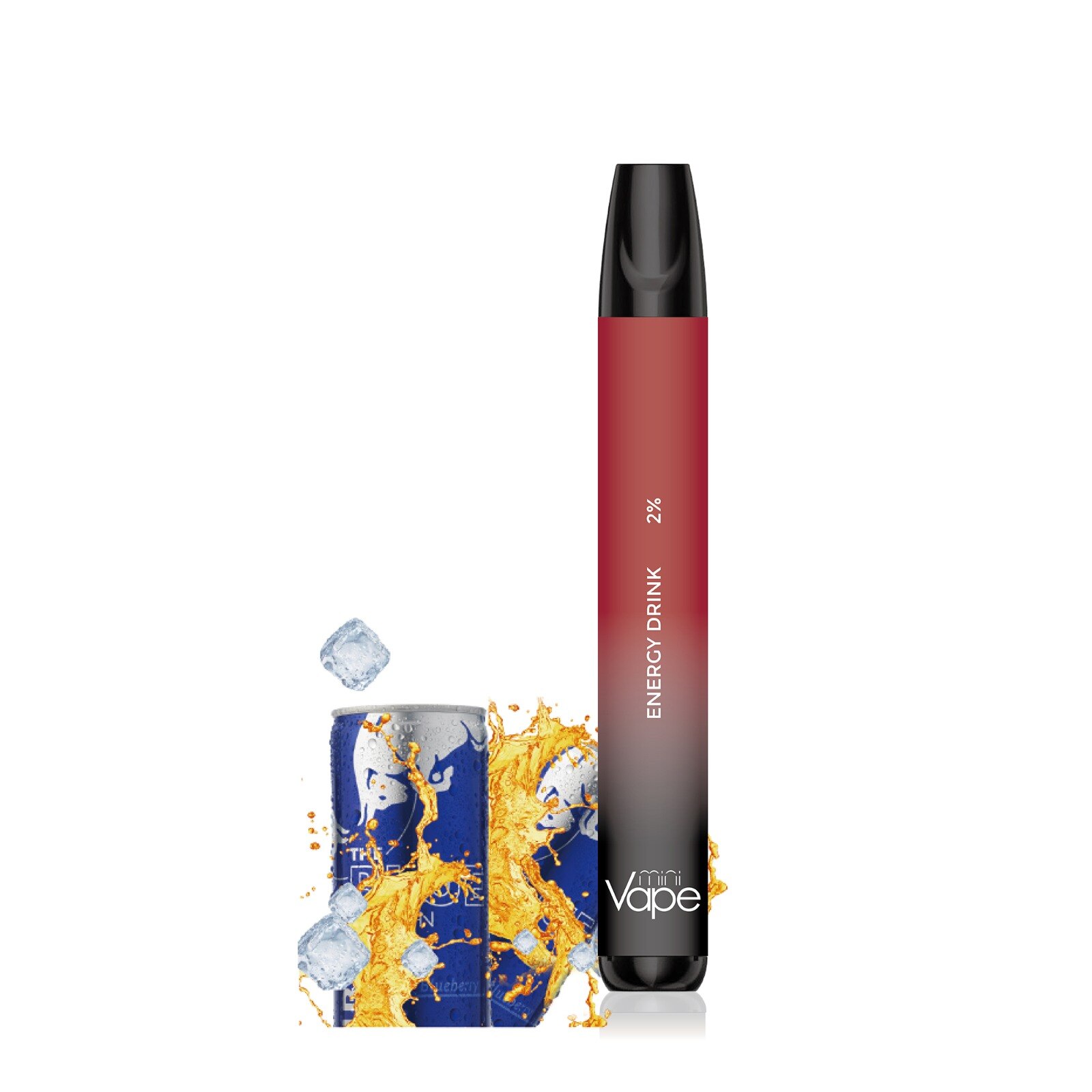 Tigara electornica portabila MiniVape, 800 pufuri, cu aroma Energy ...