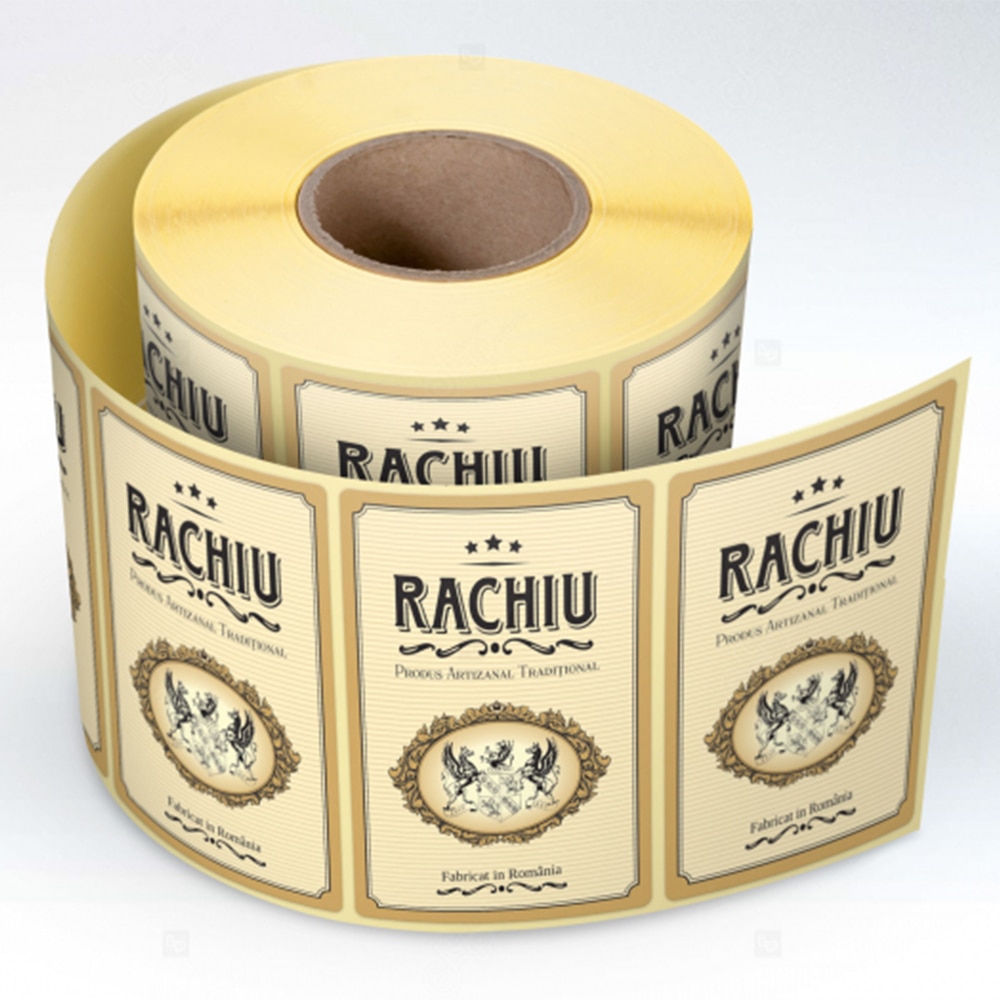 Sticker decorativ pentru sticle eticheta - Rachiu, autocolant, 90 ...