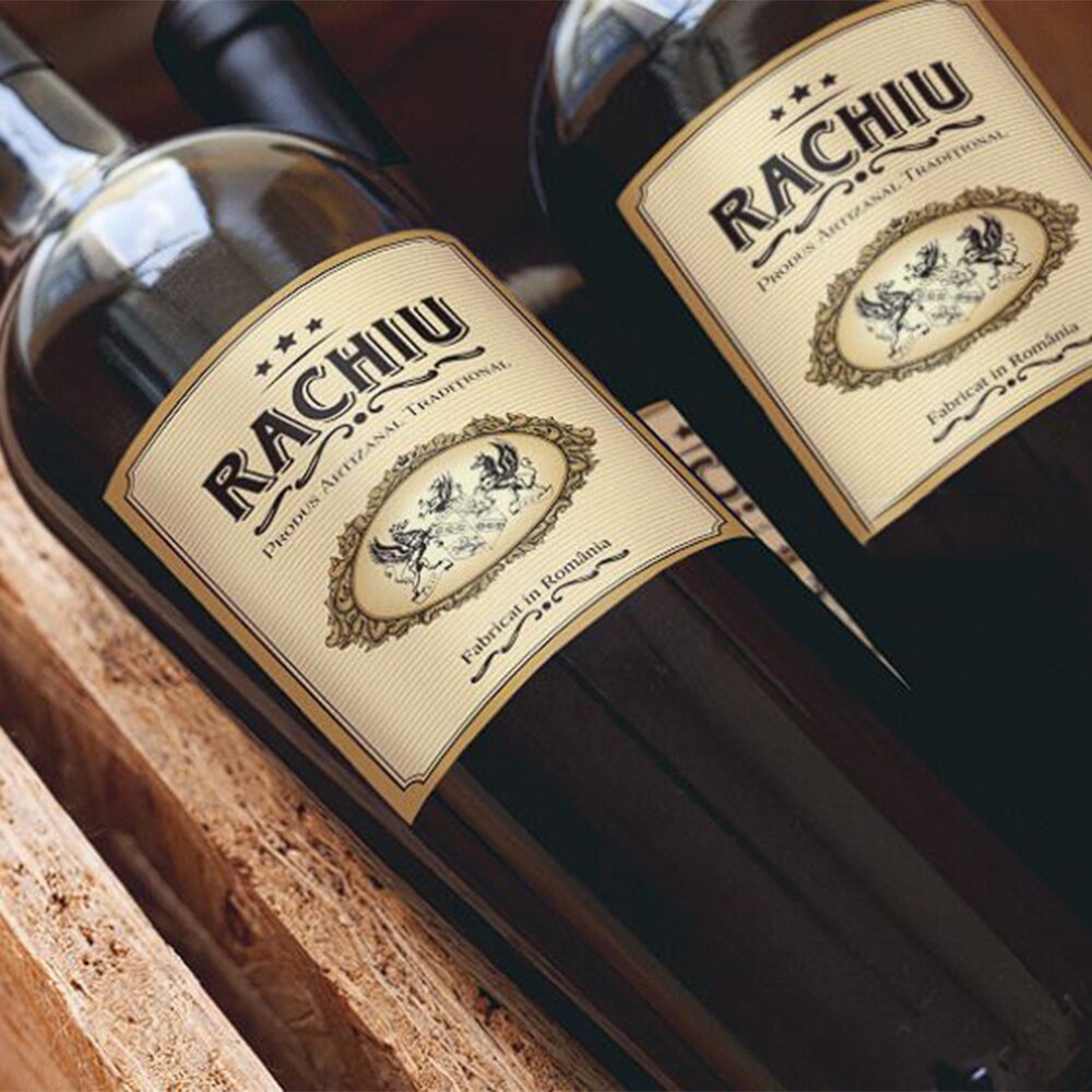 Sticker decorativ pentru sticle eticheta - Rachiu, autocolant, 600 ...