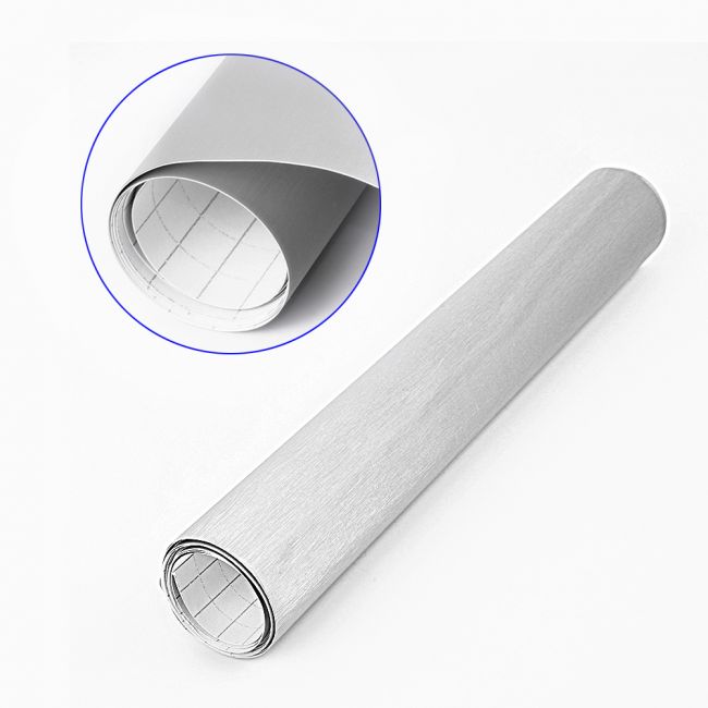 Folie colantare auto Aluminiu Polisat Argintiu, 1m x 1,52m - eMAG.ro