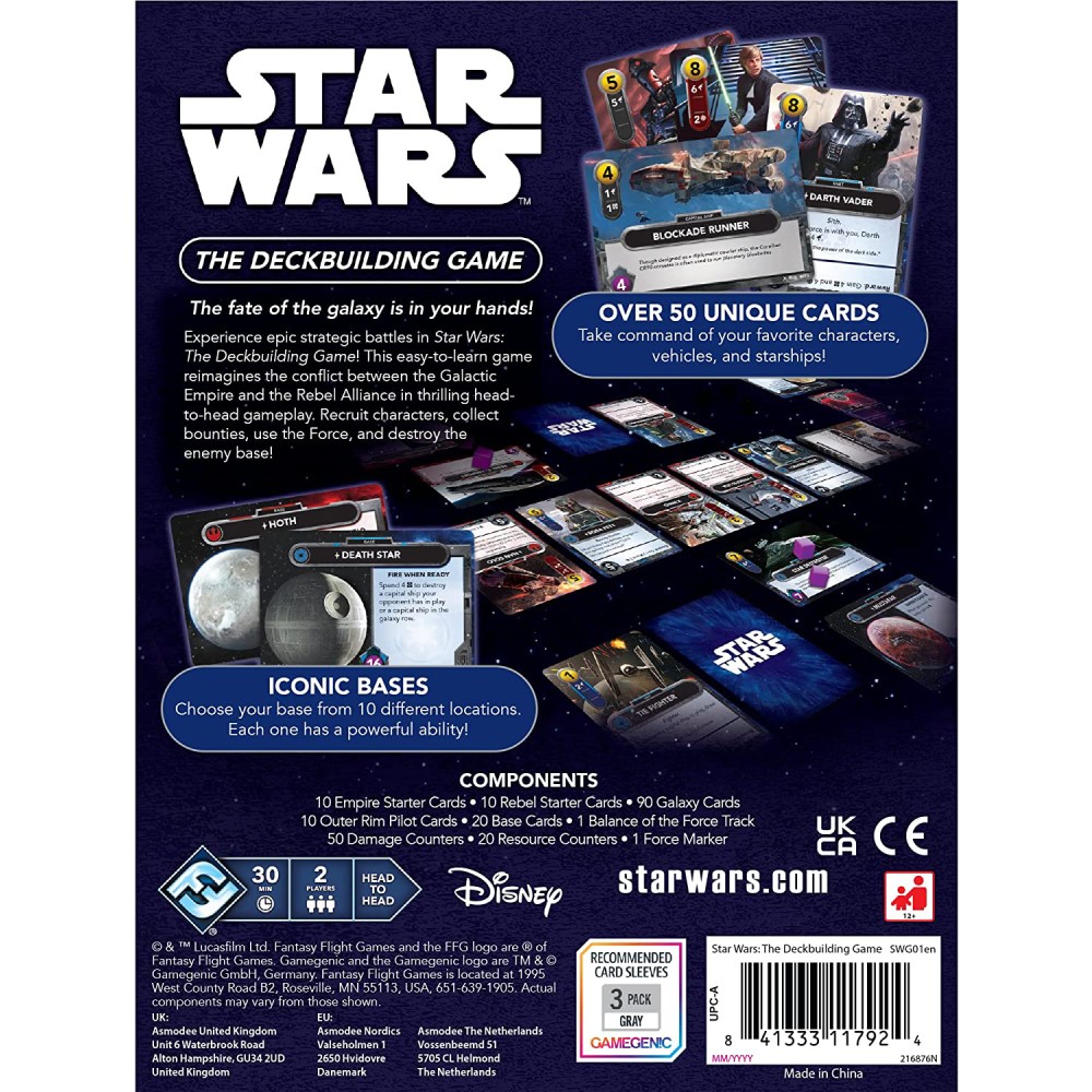 Joc de Societate Star Wars The Deck Building Game - eMAG.ro