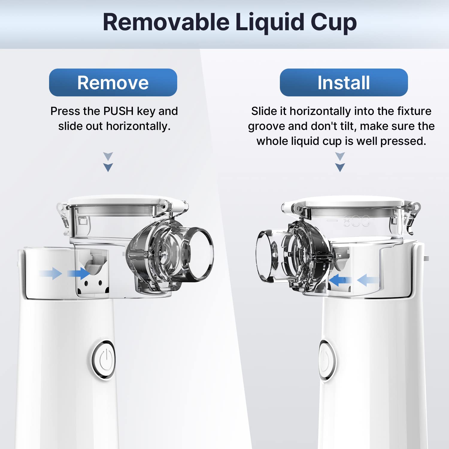 Аерозолно устройство DIGZ® Преносим ултразвуков пулверизатор, 2 нива на ...