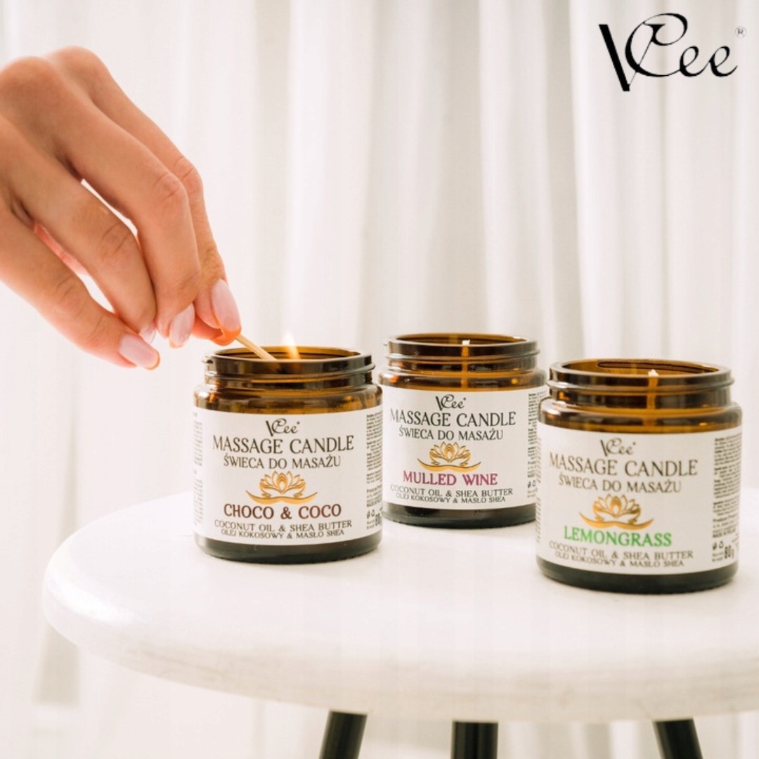 Set lumanari masaj, VCee, 8 buc - eMAG.ro