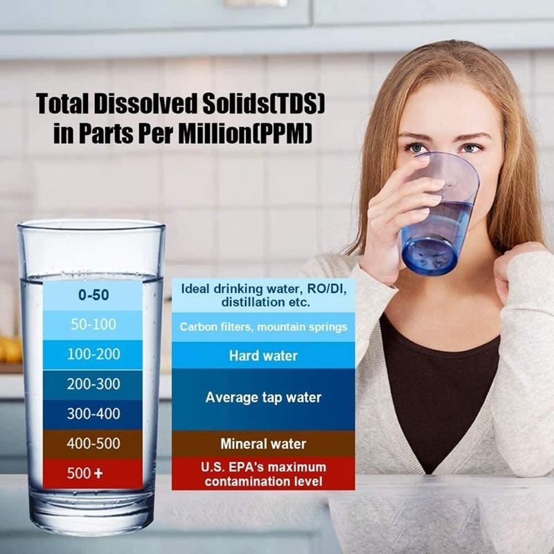 Tester TDS &EC 0-9990 ppm Conductivitate Detector Calitate Apei Monitor ...