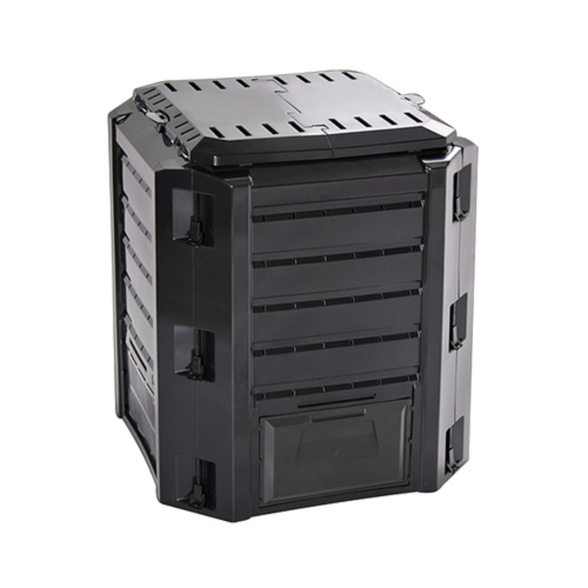 Compostor gradina, 380 litri, negru - eMAG.ro