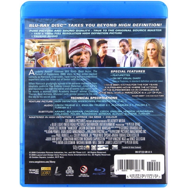 Hancock [Blu-Ray] - eMAG.hu