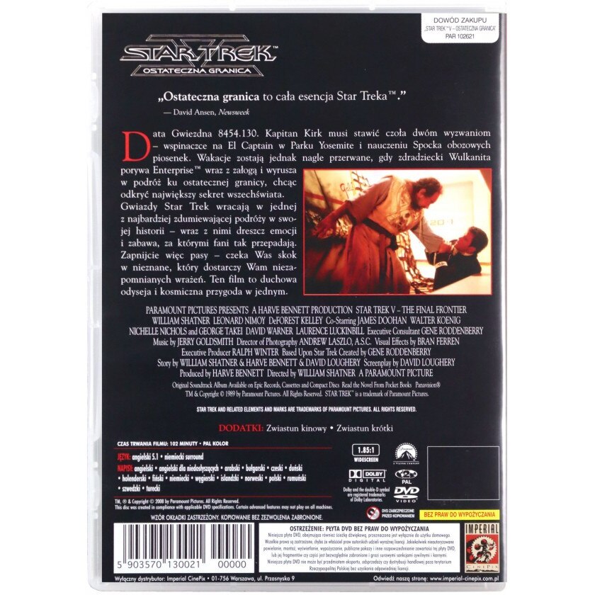 Star Trek - A végső határ [DVD] - eMAG.hu
