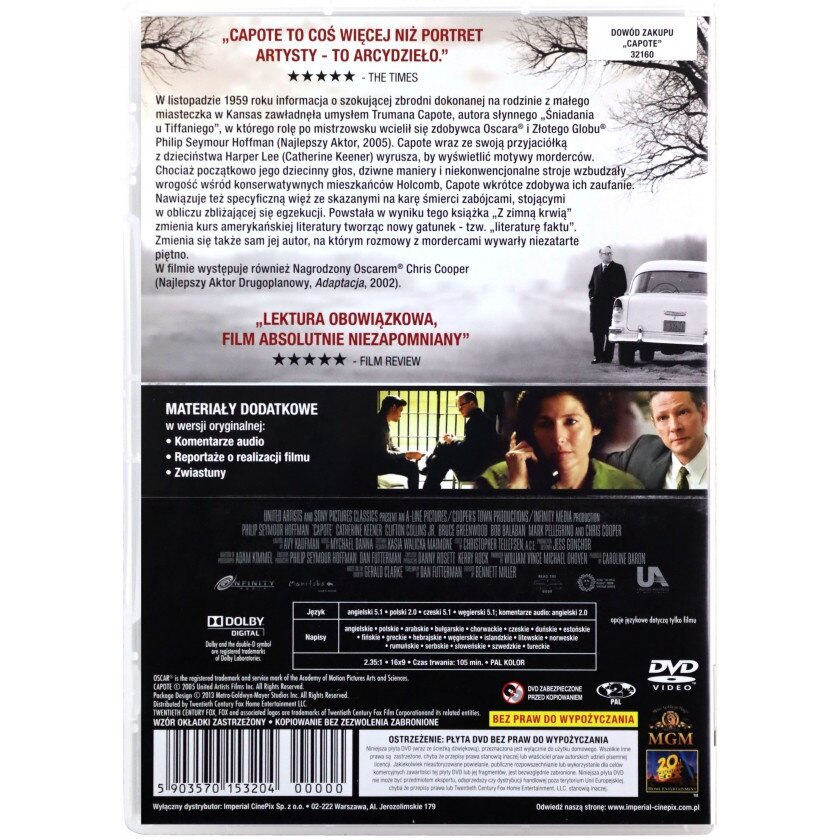 Capote [DVD] - eMAG.ro