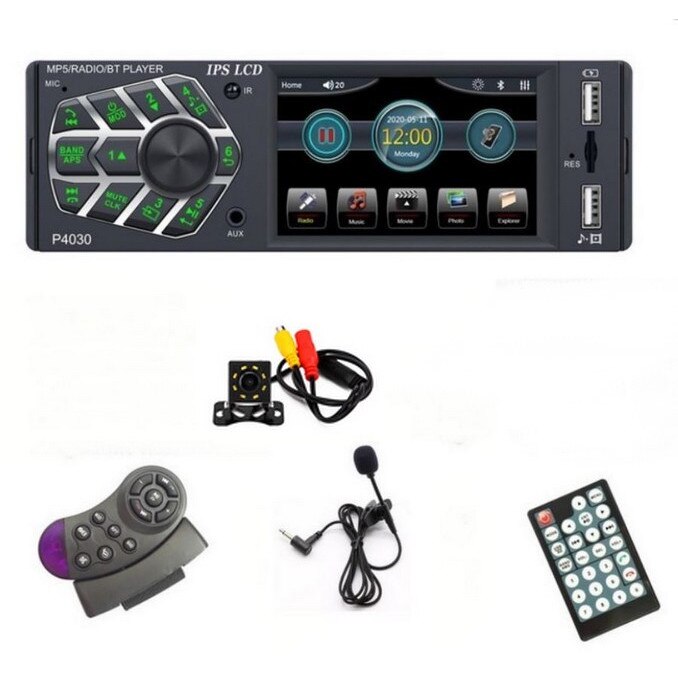 Radio Mp5 Bluetooth Handsfree Telecomanda 2 x Usb Comenzi Volan Radio ...