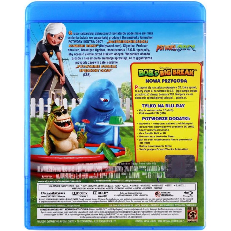 Monstri contra extraterestri [Blu-Ray] - eMAG.ro