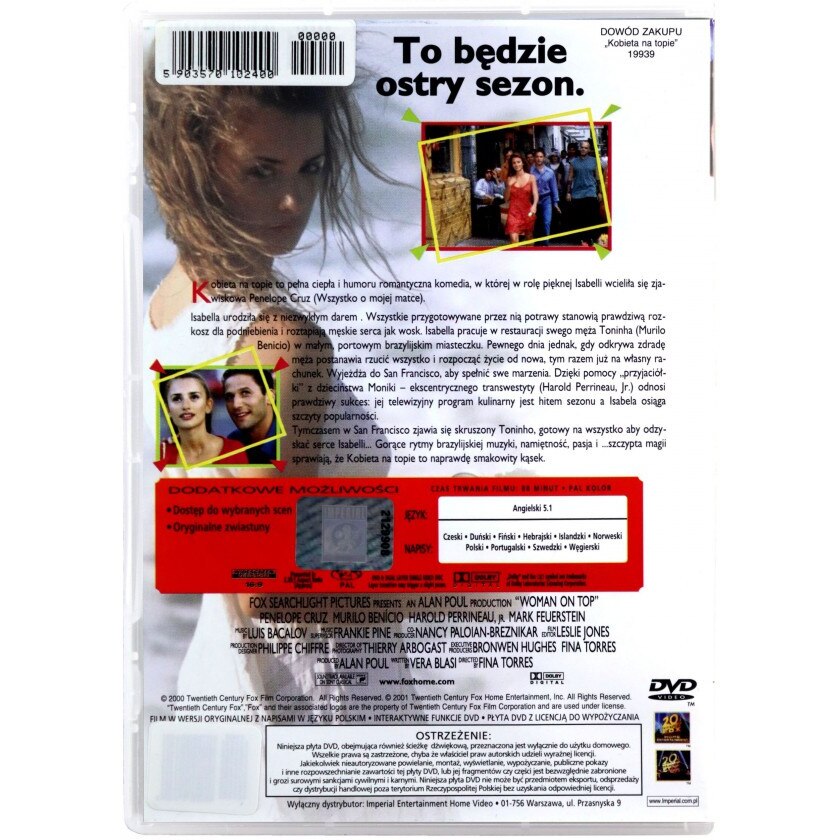 Woman on Top [DVD] - eMAG.ro